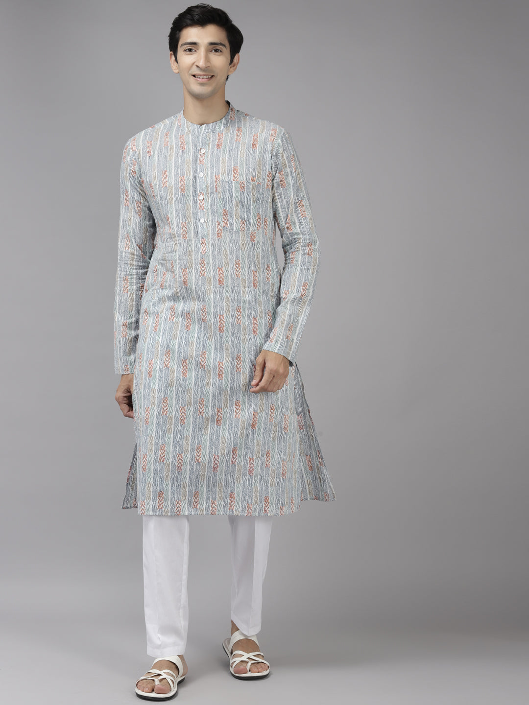 Printed Pure Cotton Straight Kurta – See Designs