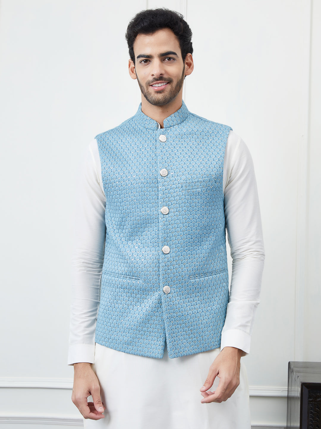Men's Embroidered Nehru Jacket: Premium Men's Ethnic Wear | [See Designs]